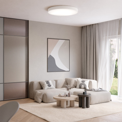 Lampa sufitowa Plafon CLEO 800 Biały 80 cm